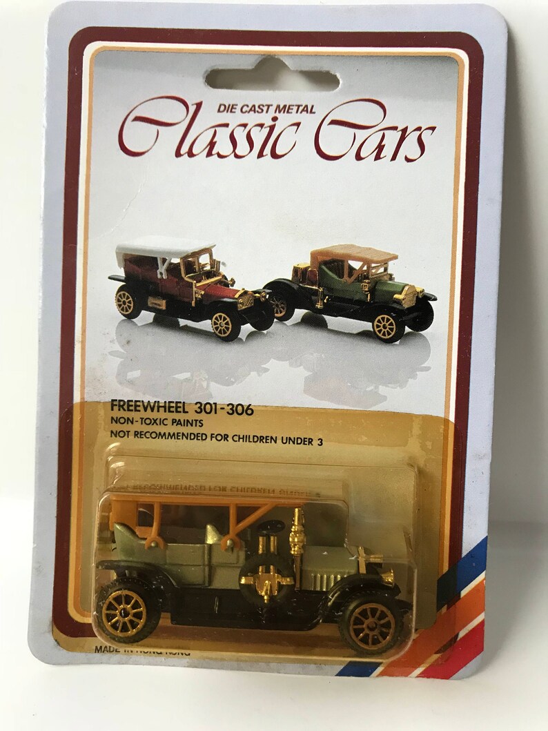 Emson Diecast Metal Classic Cars Freewheel 301-306 303 - Etsy