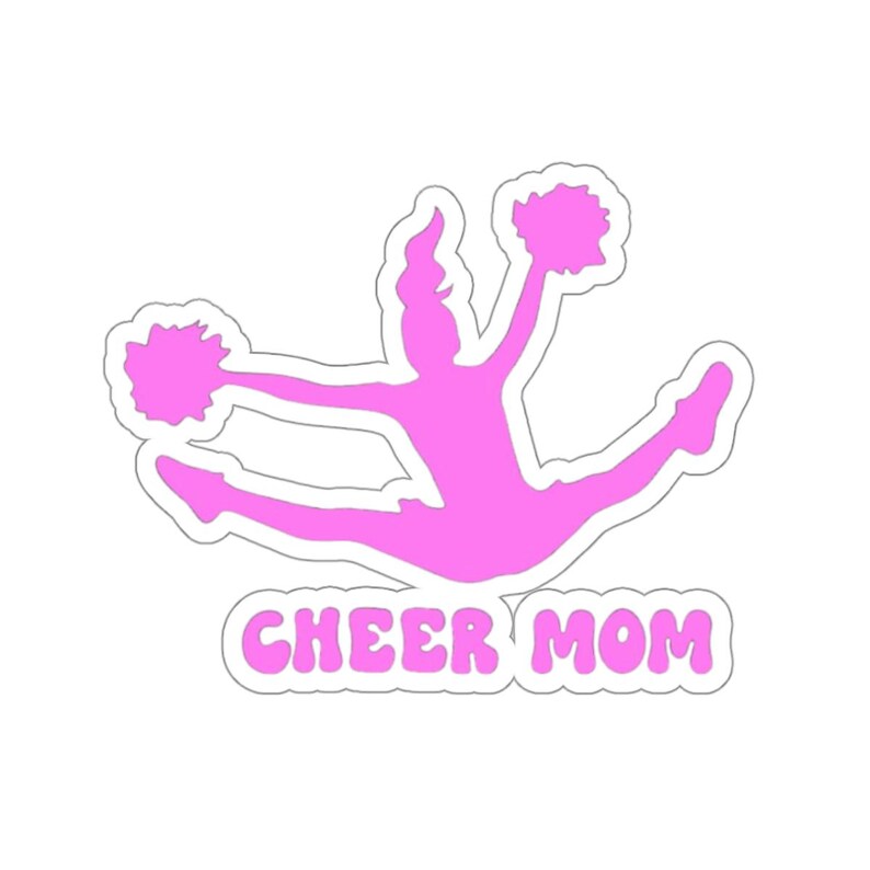 Cheer Mom Stickers - Cheerleading Decal for Cheer Moms, Cheerleader ...