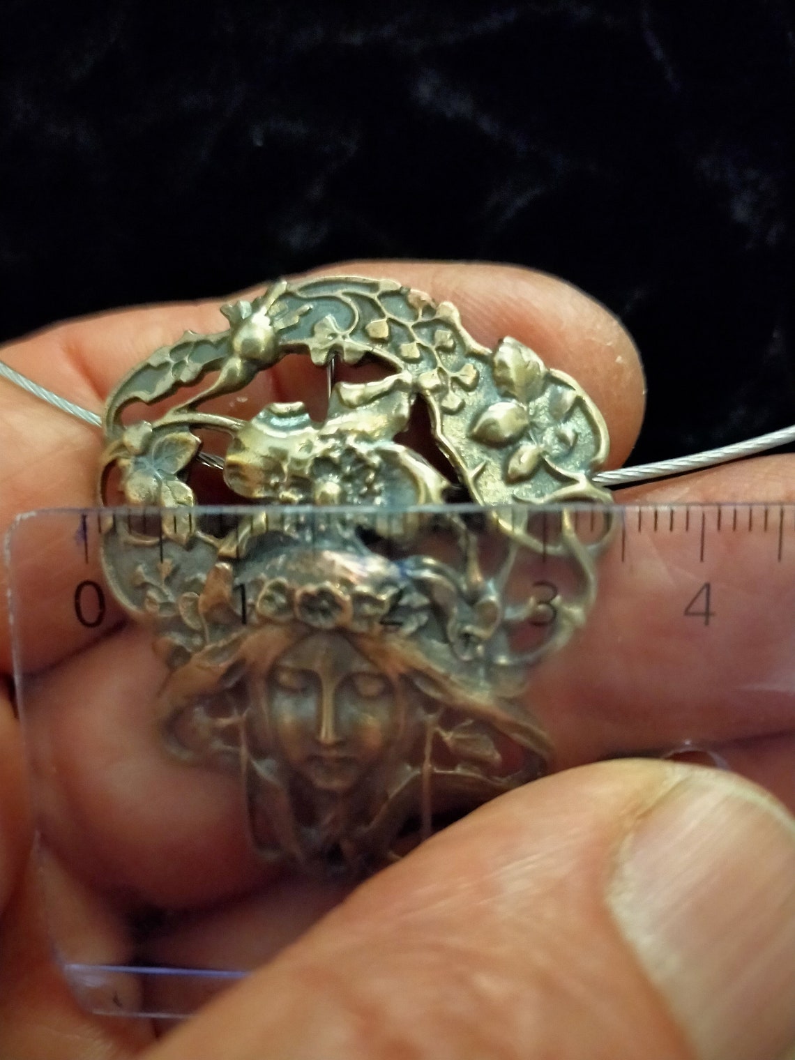 Broche y colgante estilo Art Nouveau, Joyería de hadas, Craigh Na Dun ...