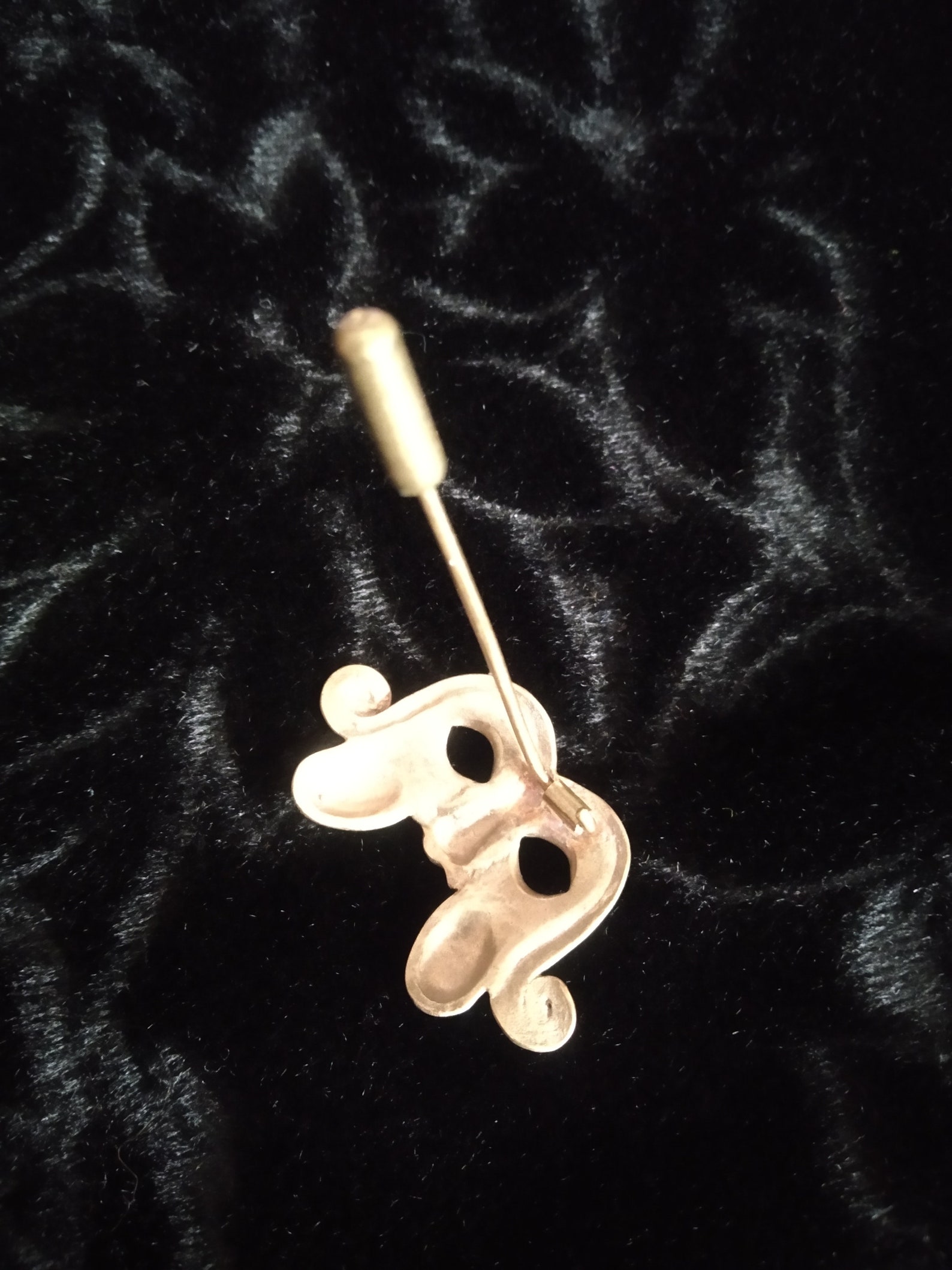 Venetian carnival mask pin Enigmatic metal mask Original | Etsy