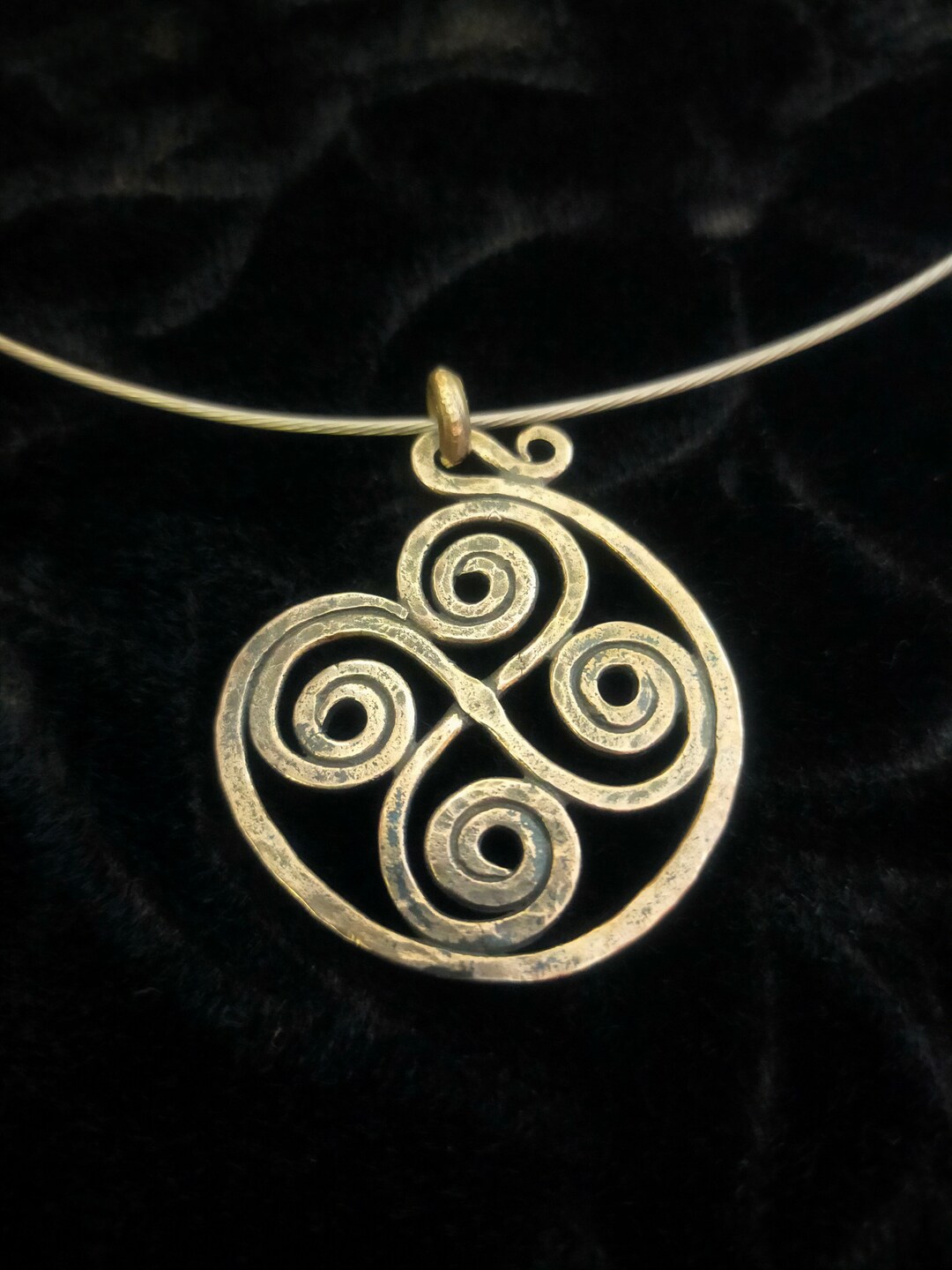 Lauburu Solid Silver Pendant, Handcrafted, Celtic Sun Amulet, Good Luck ...