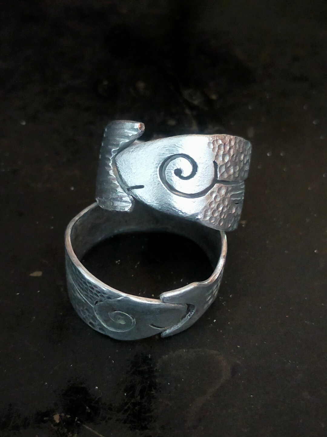 Anillo Pez De Aluminio Recuperado Del Mar, Joyería Hecha a Mano, Regalo ...