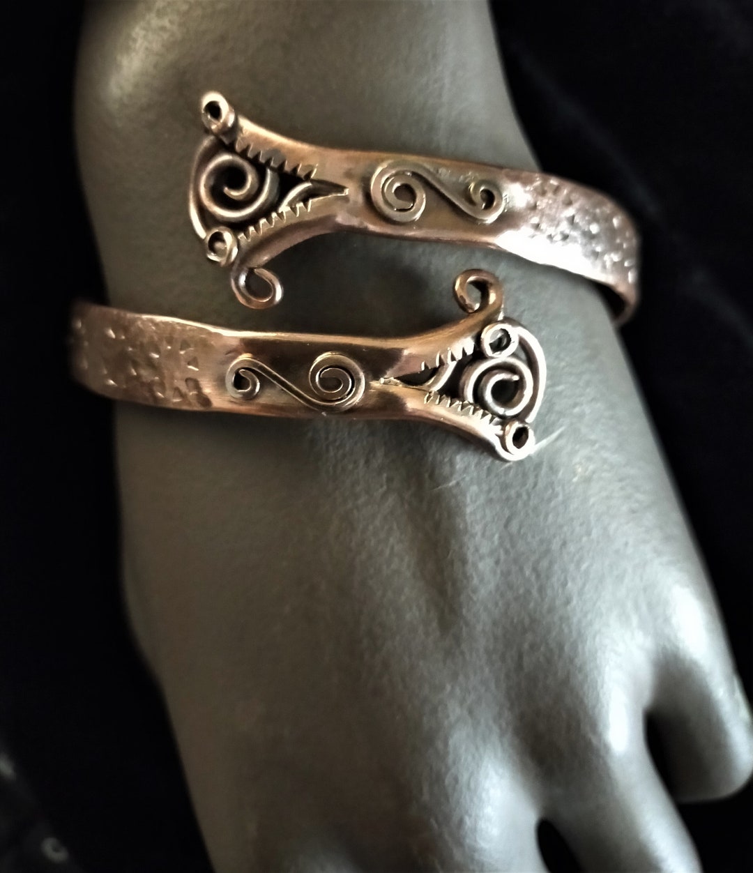 Midgard Serpent Recycled Copper Torque Handmade Jewelry - Etsy