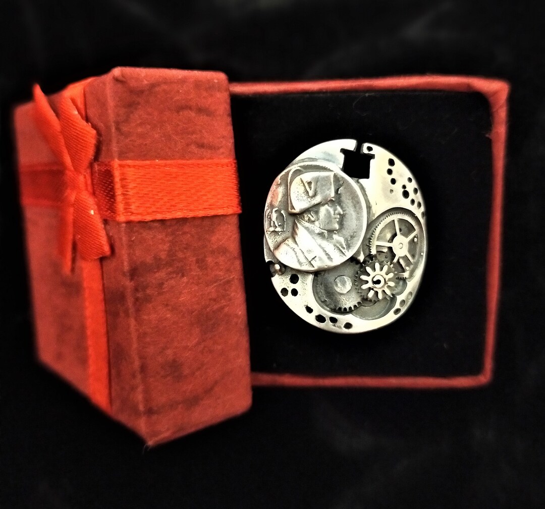 Custom Made Napoleon Ring, Memento Mori, Solid 925 Sterling Silver ...