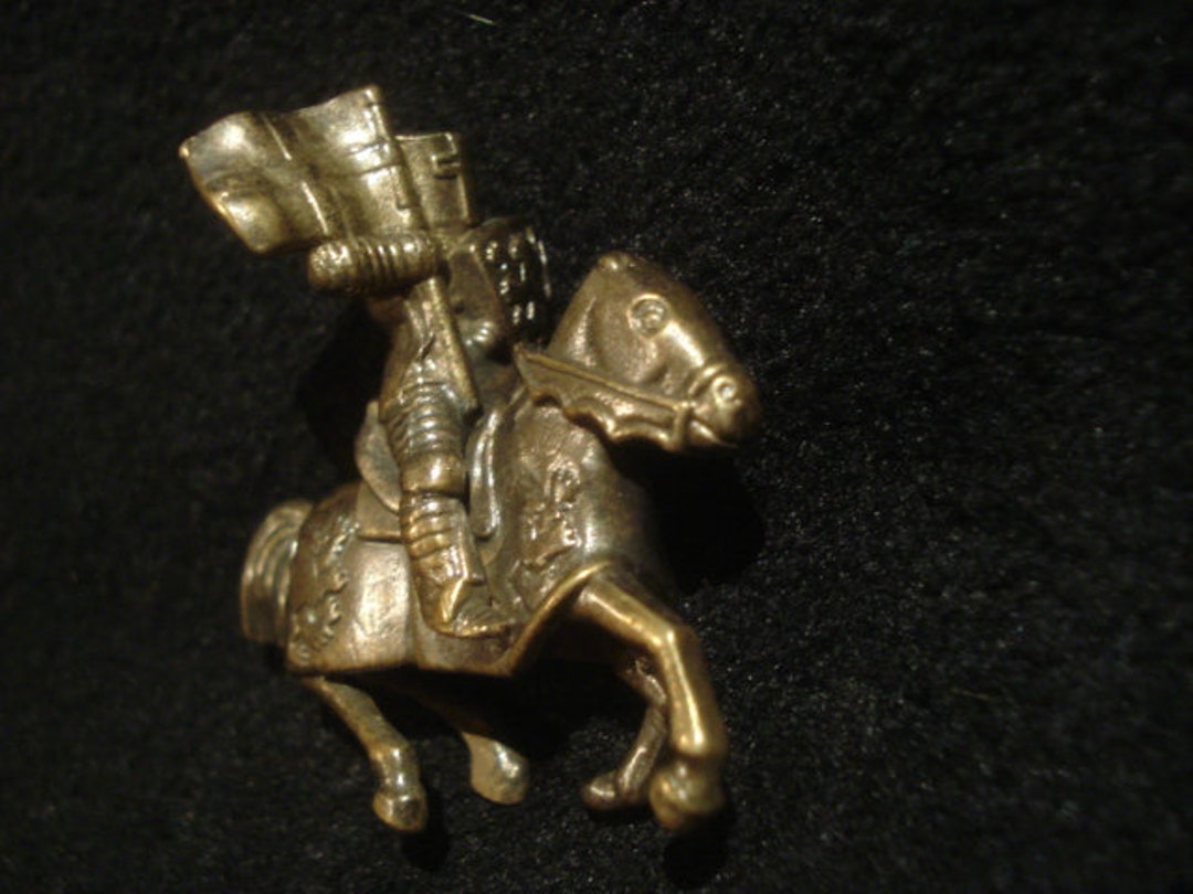 Medieval Knight, Bronze Replica of Kinder Figure, Collectible Figure ...