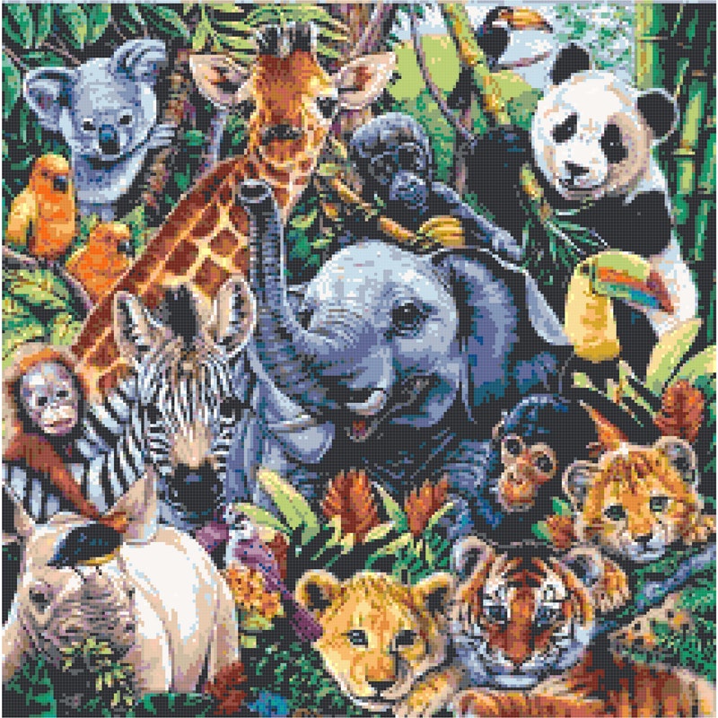 Animal Cross Stitch - Etsy