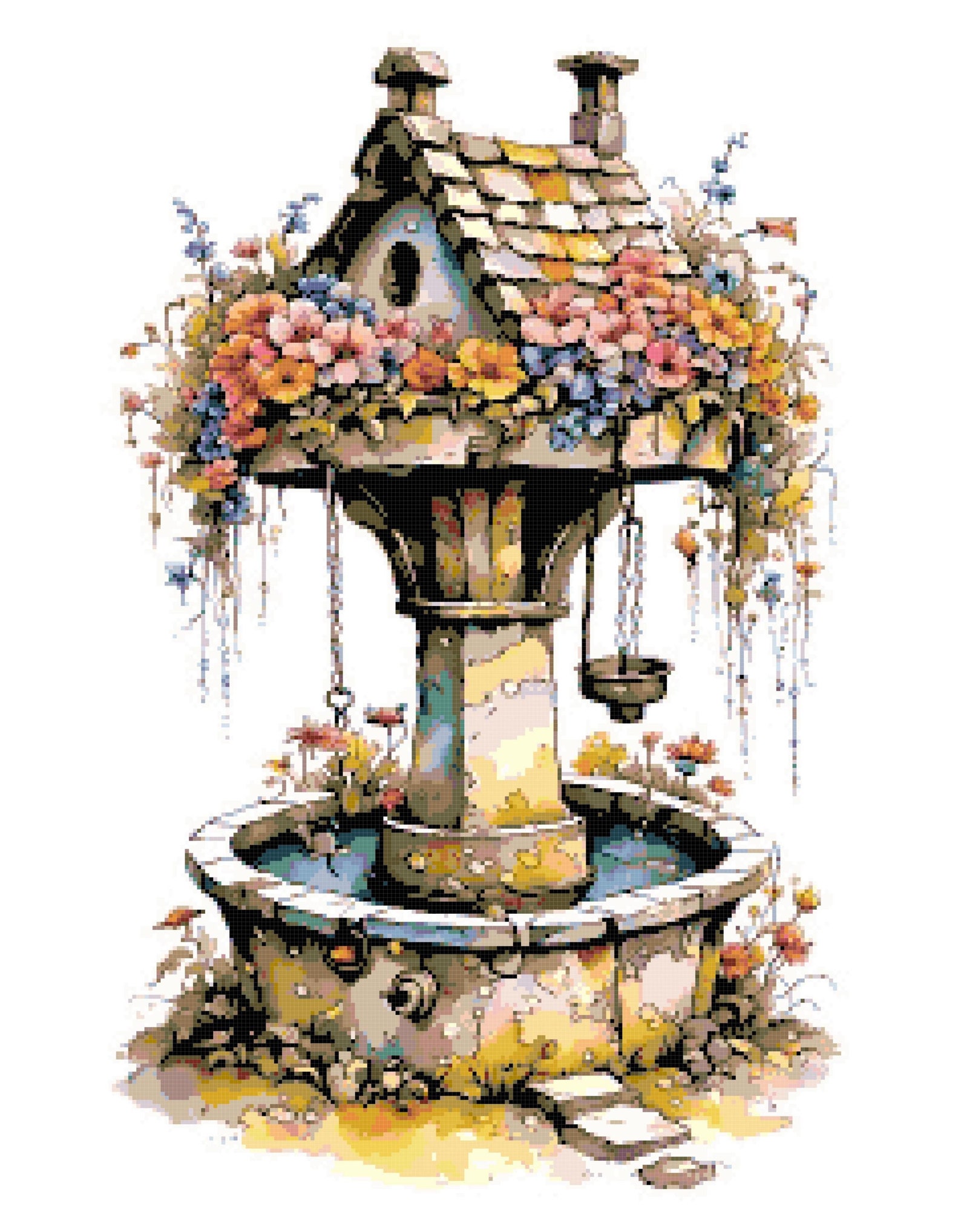 Bird House Cross Stitch Pattern by A Cross Stitch Pattern, Full ...