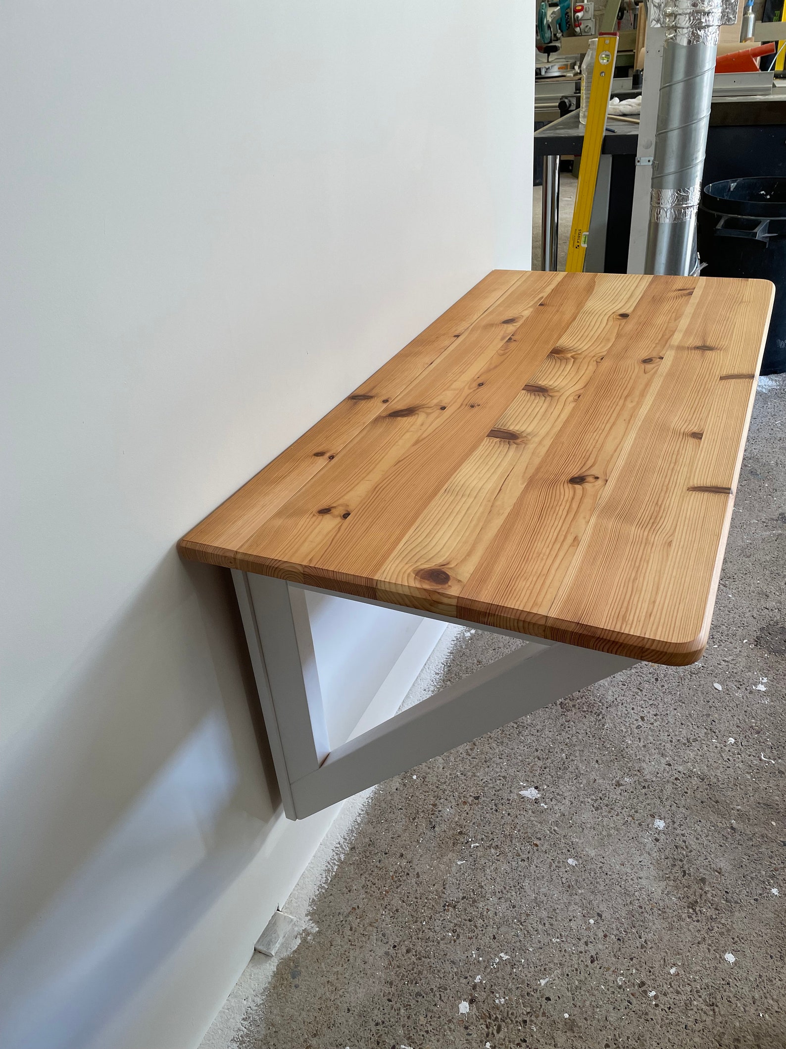 Floating Desk,folding Desk, Fold Away Desk, Desk for Small Spaces - Etsy