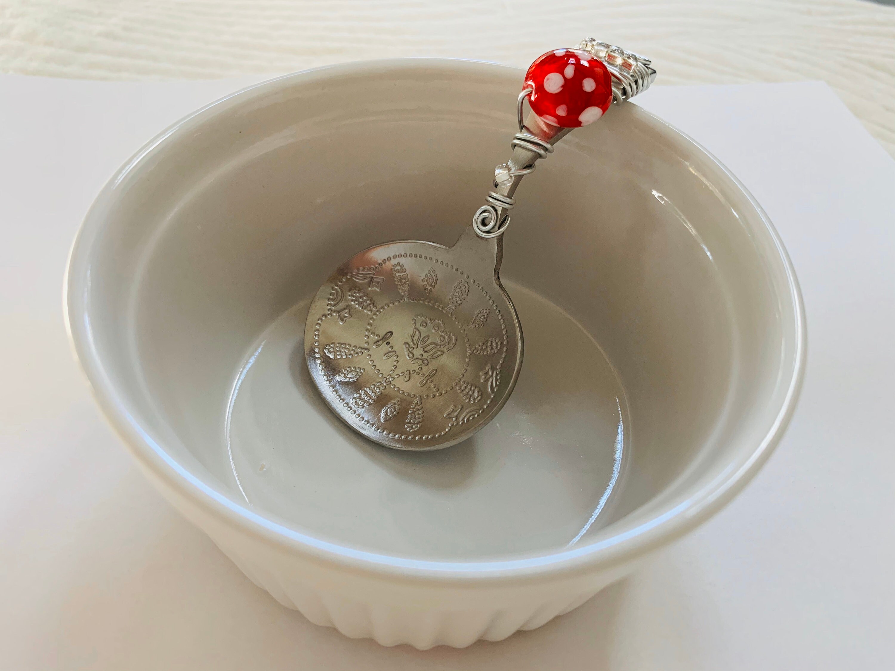 CANDY or NUT SCOOP Candy Spoon Nut Spoon Etched Spoon - Etsy UK