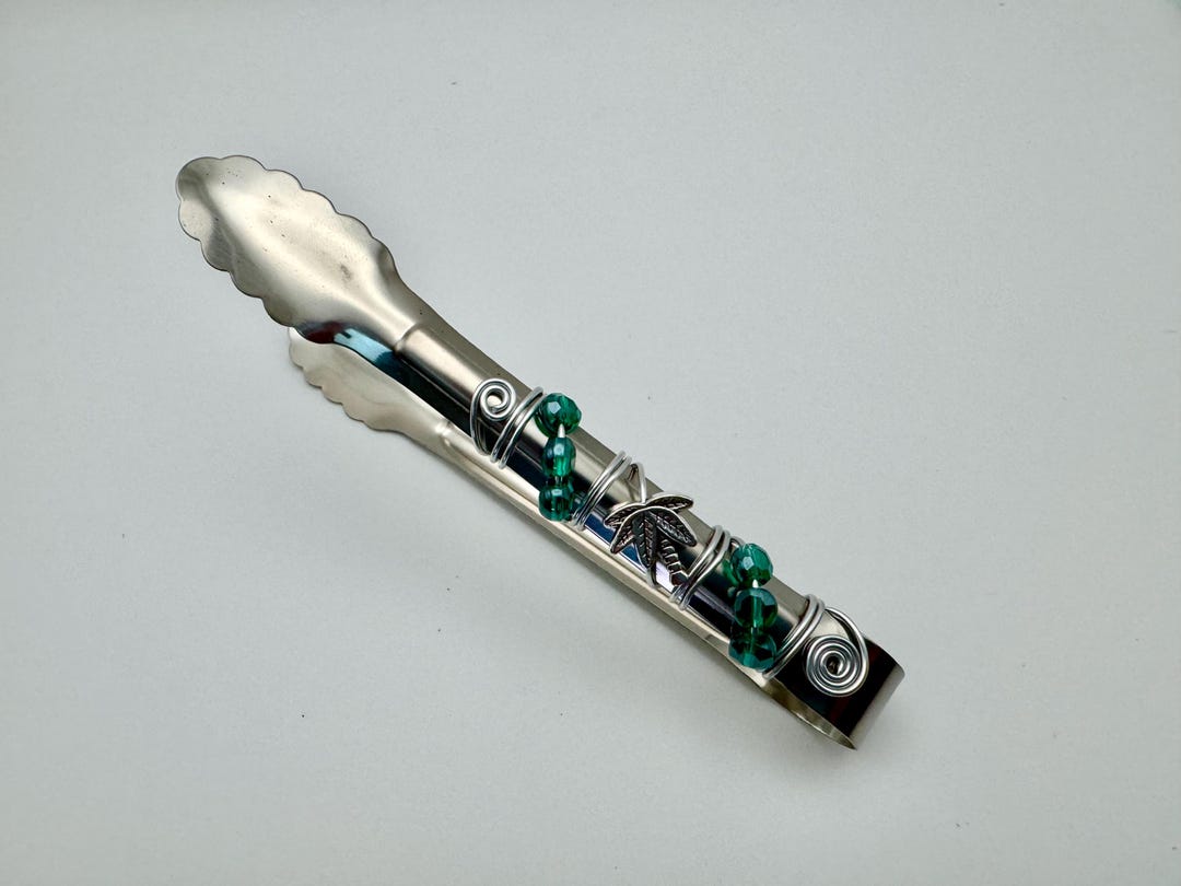 PALM Tree MINI TONGS, Appetizer Tongs, Cheese Tongs, Small Bites, Olive ...