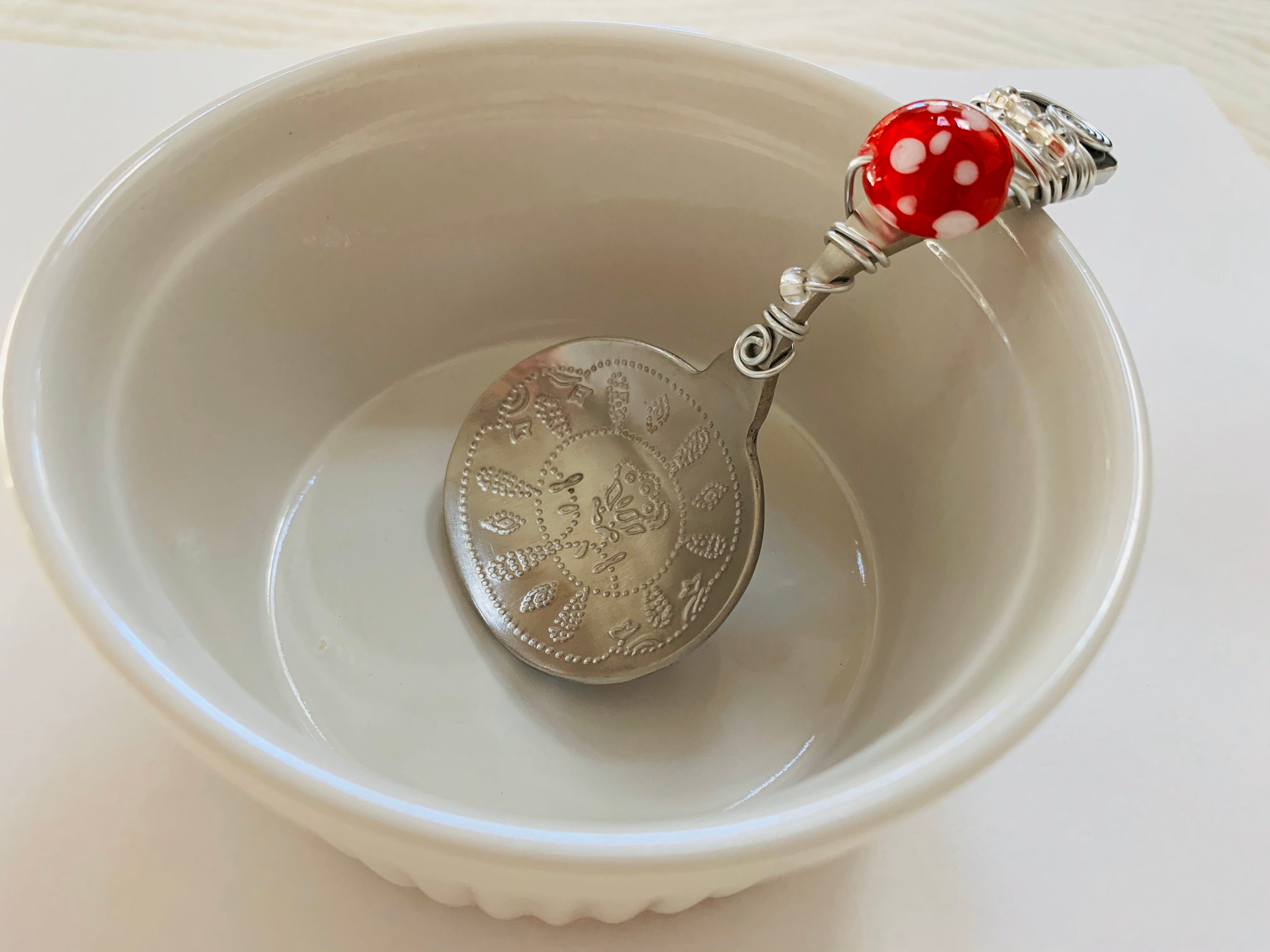 CANDY or NUT SCOOP Candy Spoon Nut Spoon Etched Spoon - Etsy