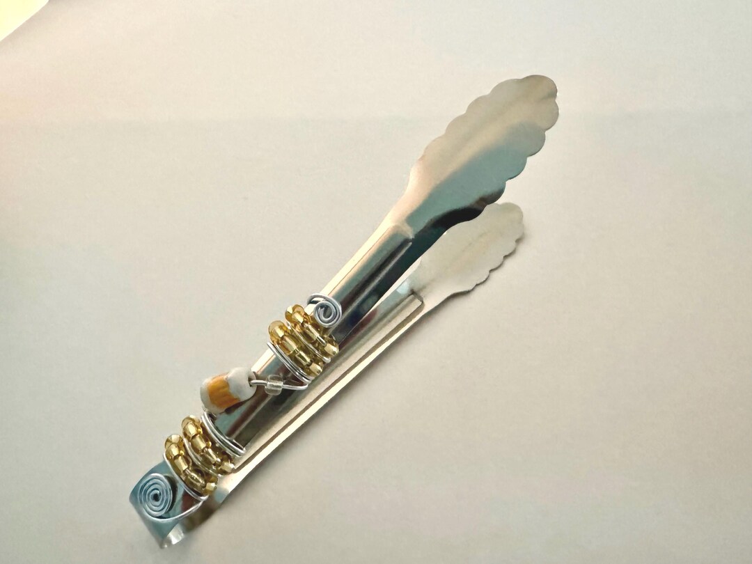 BEER Mug MINI TONGS, Appetizer Tongs, Cheese Tongs, Small Bites, Olive ...