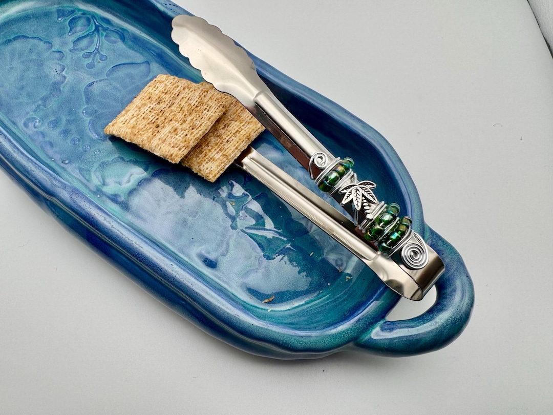 PALM Tree MINI TONGS, Appetizer Tongs, Cheese Tongs, Small Bites, Olive ...