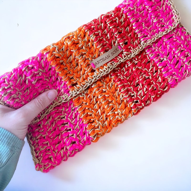Raffia Clutch - Etsy