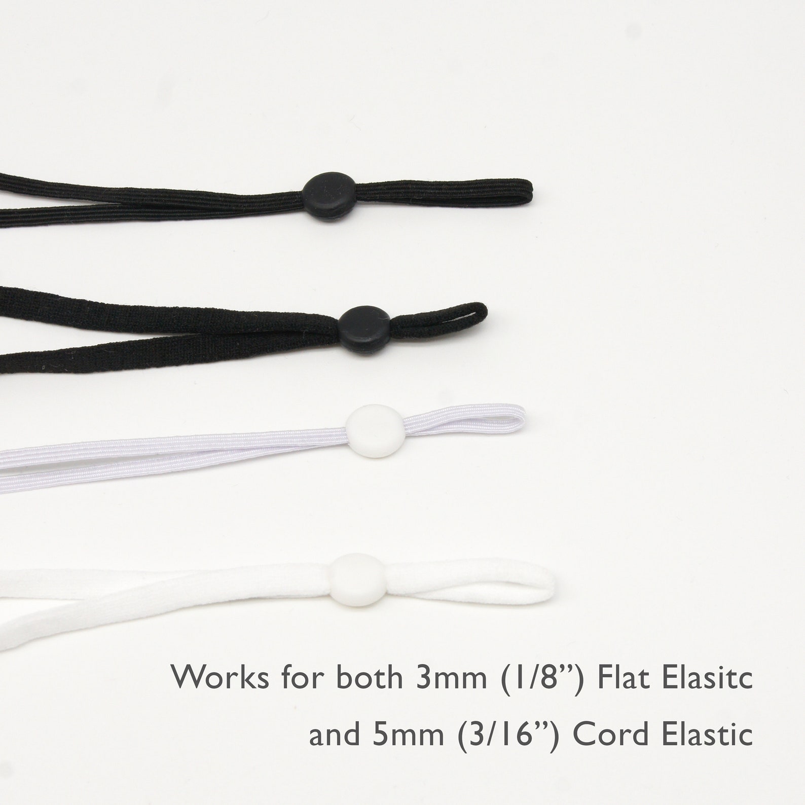 DIY Face Mask Ear Loop Adjuster. Earloop Elastic Stopper. Mask - Etsy ...