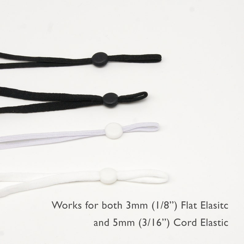 DIY Face Mask Ear Loop Adjuster. Earloop Elastic Stopper. Mask - Etsy ...