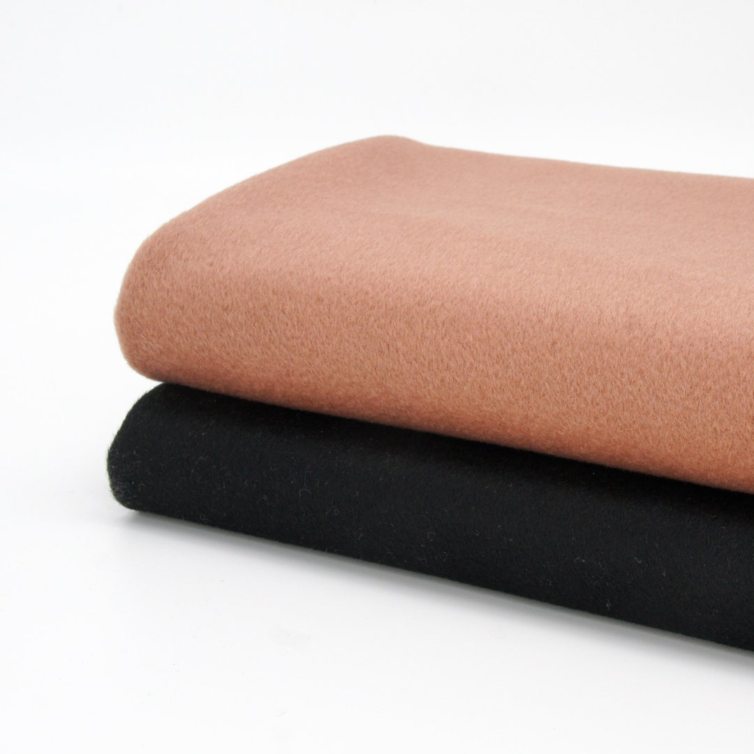 Wool Velvet Woven Fabric by 0.5 Metre, 11oz Wool Coat Fabric, Wool ...