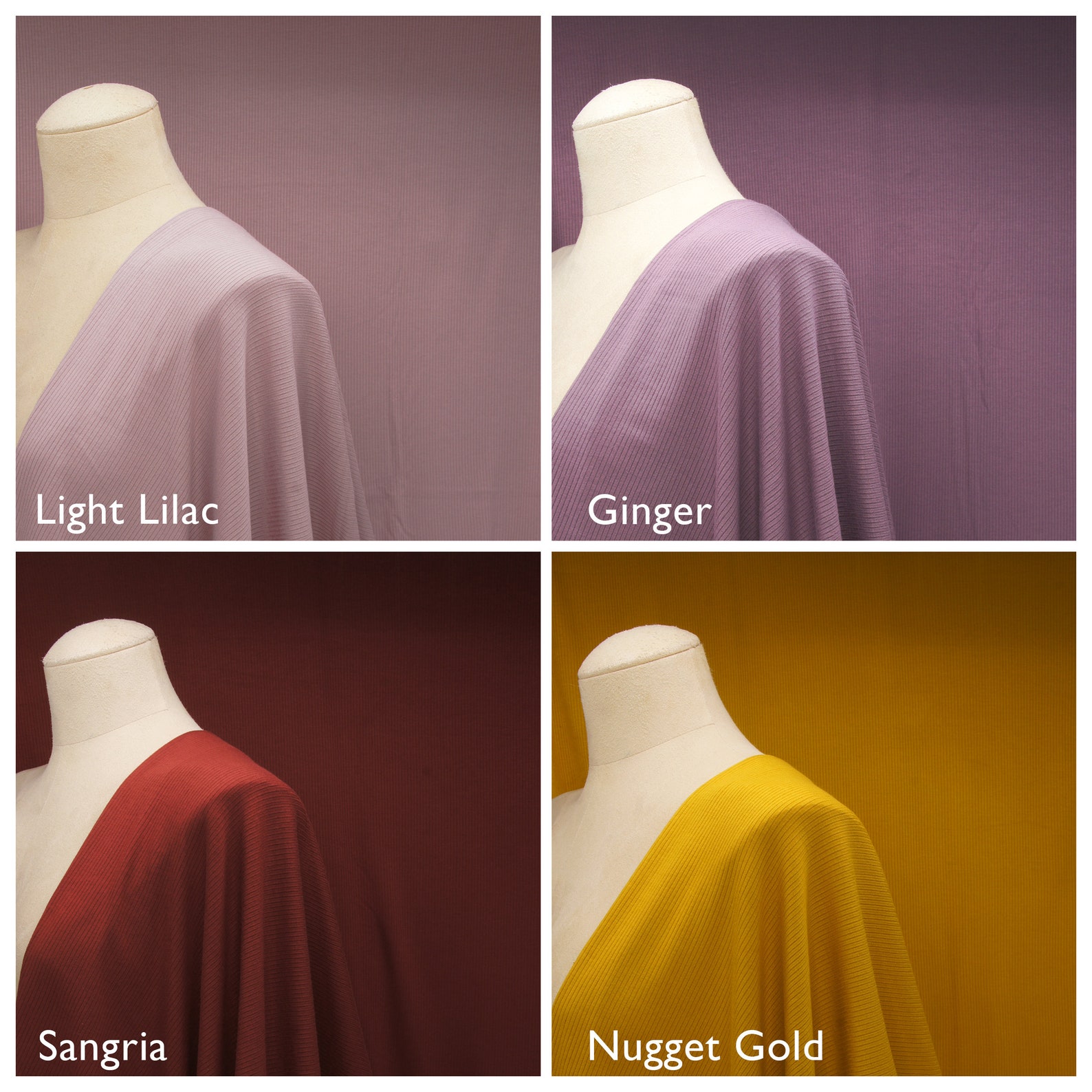 Tencel Modal Spandex Ribbed Knit Fabric by 0.5 Metre, Spandex Rib Knit ...