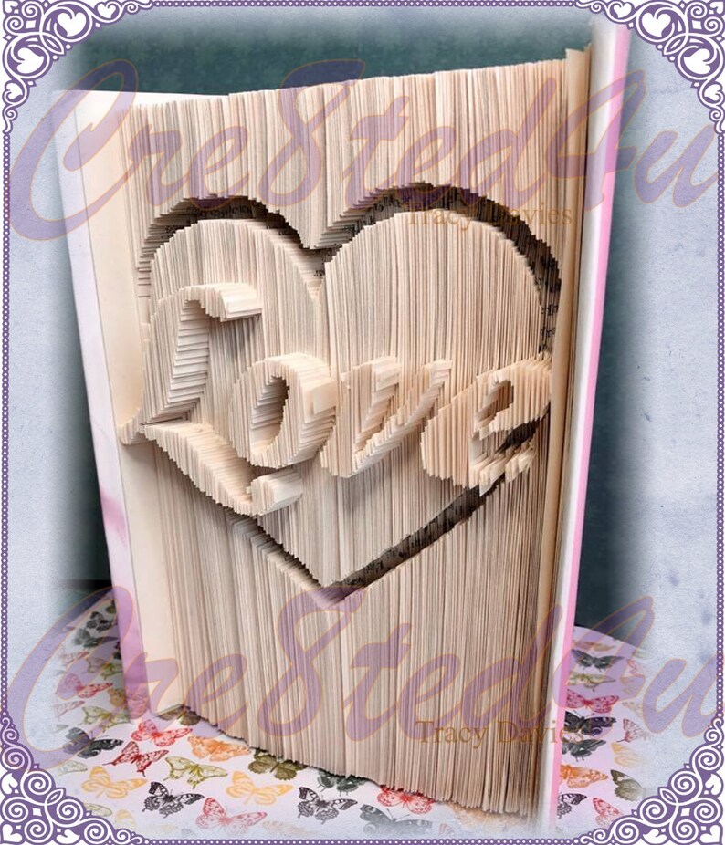 Love in Heart NEW Multi Layered Fold With Free Multi Layer - Etsy UK