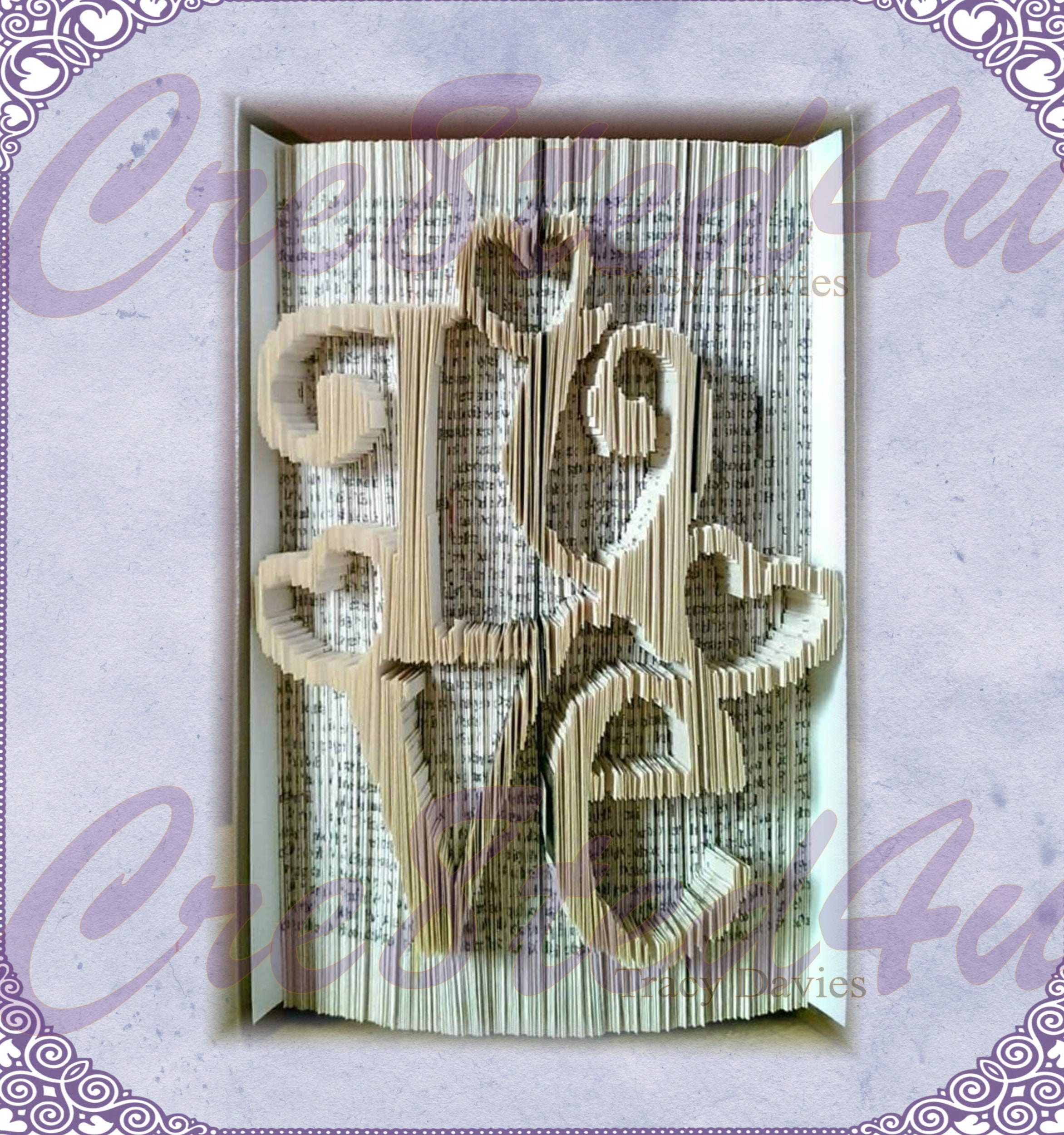 Love Outie Cut and Fold Pattern Perfect Valentines Gift - Etsy UK