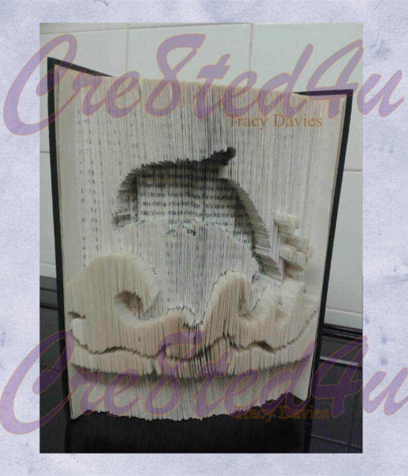 Dolphin and Sea NEW Multi Layered Cut and Fold PATTERN - Etsy