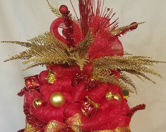 Deco Mesh Lime Green Tree, Deco Mesh Trees, Deco Mesh Christmas Trees ...