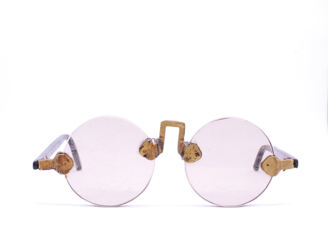 Vintage 1800's Antique Chinese Eyeglasses With Shagreen Case ...