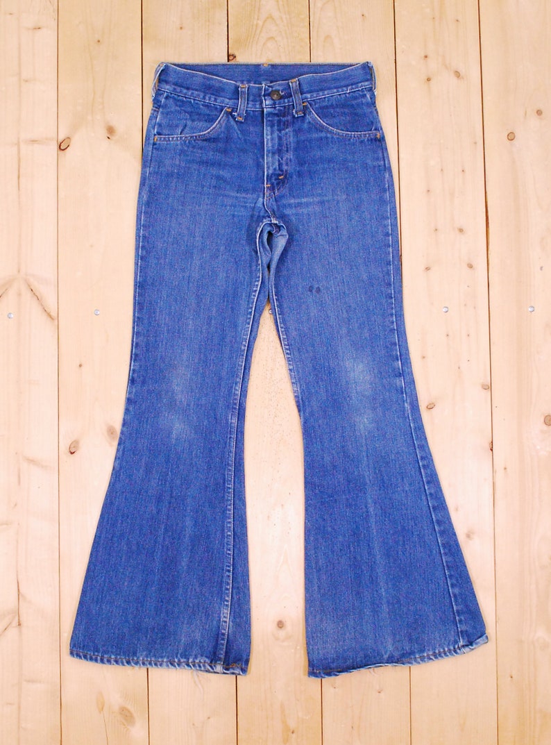 Vintage 1960's/70's JC PENNEY Denim Flare Jeans / - Etsy