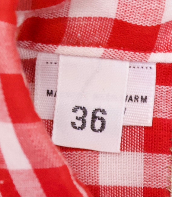 Vintage 1970's/80's DEE CEE Gingham Long Sleeve Weste… - Gem