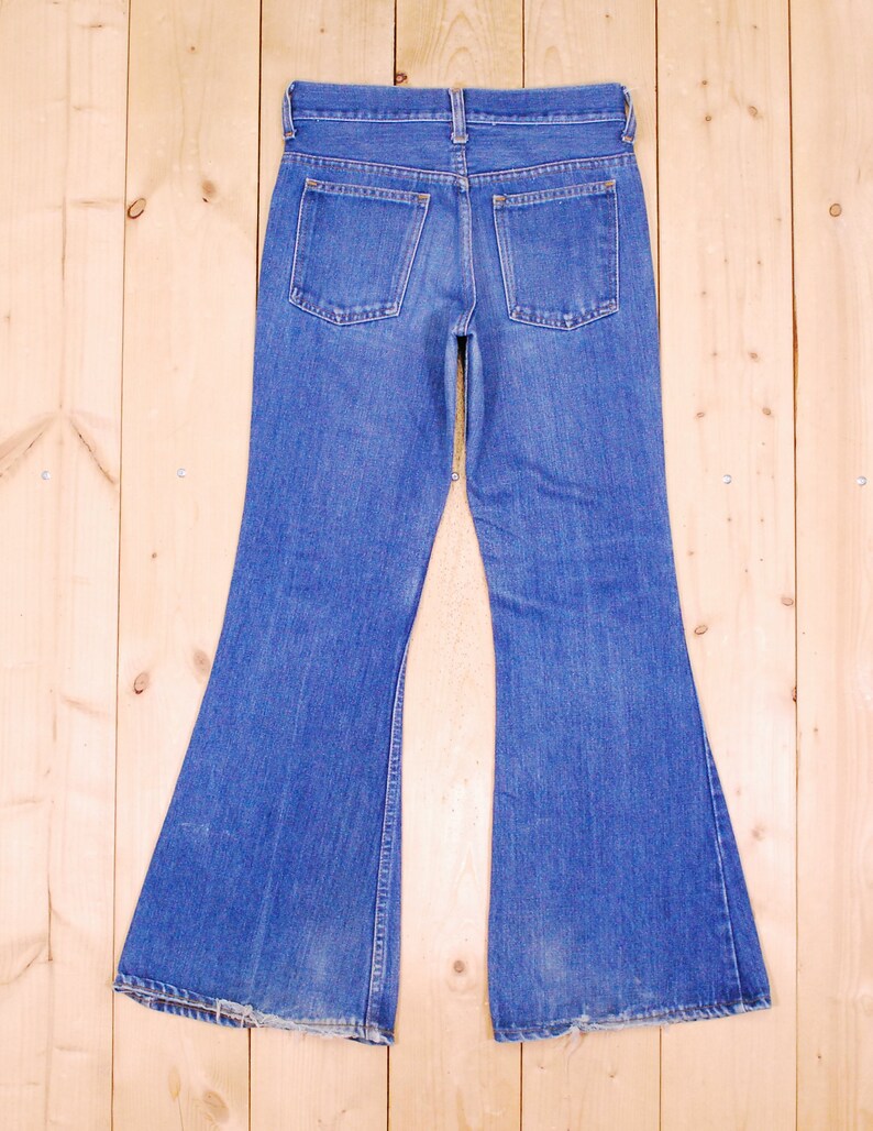 Vintage 1960's/70's JC PENNEY Denim Flare Jeans / - Etsy
