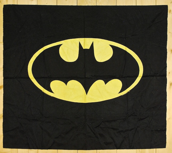 Vintage 1980's BATMAN DC Comics Banner / Bat Signal / DC - Etsy