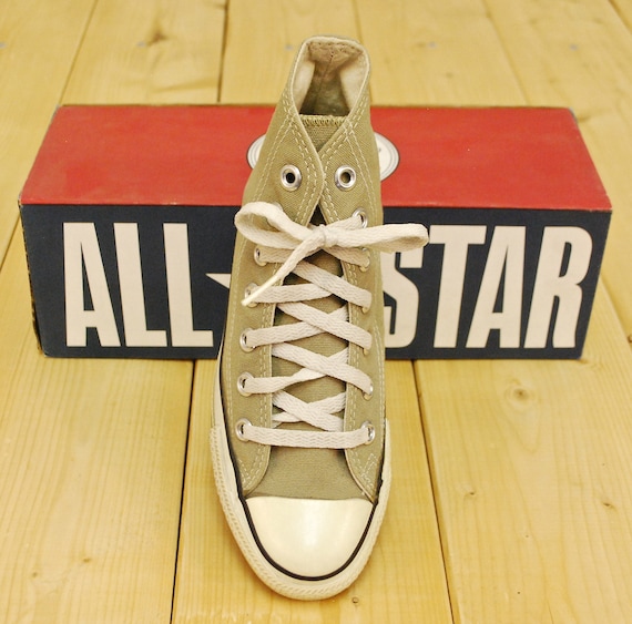 Vintage 1990's Deadstock Flint Khaki CONVERSE CHUCK TAYLOR Vintage 1990's Deadstock Flint Khaki CONVERSE CHUCK TAYLOR