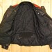 Vintage 1980's Black and Red Leather Motorcycle Jacket / - Etsy