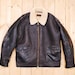 Vintage 1960's/70's Brown US NAVY M444 Leather Flight Jacket ...