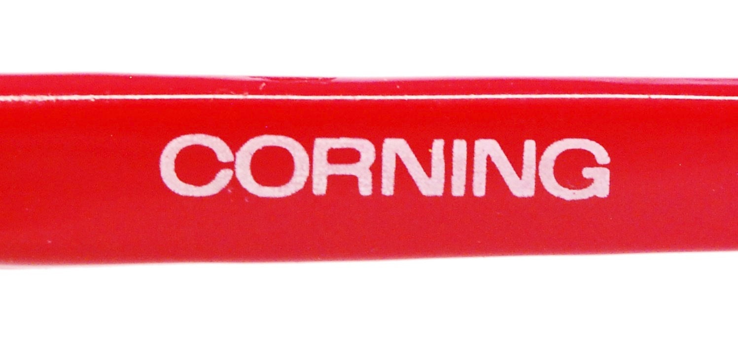 Vintage 1960's/70s Red CORNING Oversize Sunglasses / Model 2065M ...