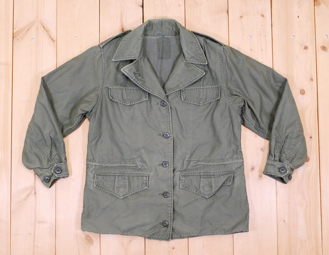 Vintage 1960's/70's US Army OD Green Jacket / Vietnam War / Retro ...
