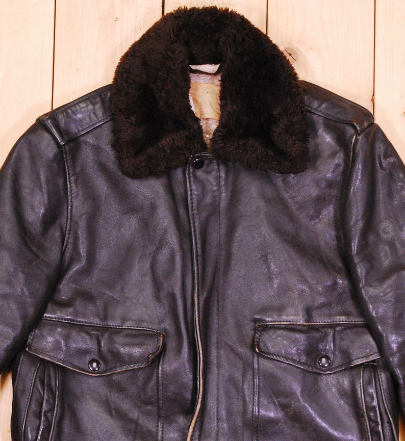 Vintage 1960's/70's SCHOTT Leather G1 Style Bomber - Etsy