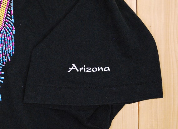 Vintage 1980's/90's Neon First Nations Arizona FEATHE… - Gem