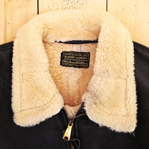 Vintage 1960's/70's Brown US NAVY M444 Leather Flight Jacket ...