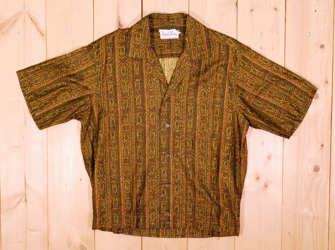 Vintage 1950's/60's WAIKIKI HOLIDAY Loop Shirt / Cowpunk / Rockabilly ...