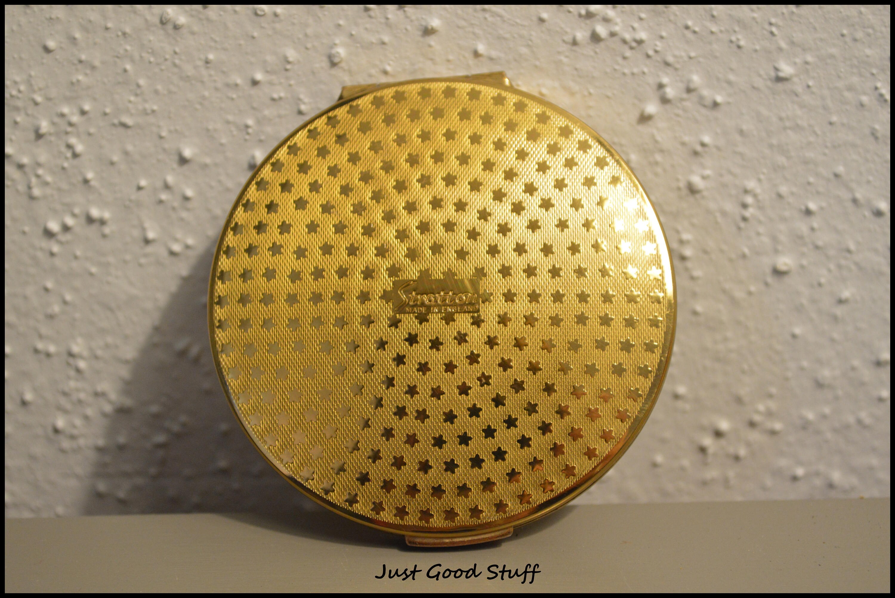 Gold Vintage Compact Made in England Stratton Attendance Award 3 Years ...