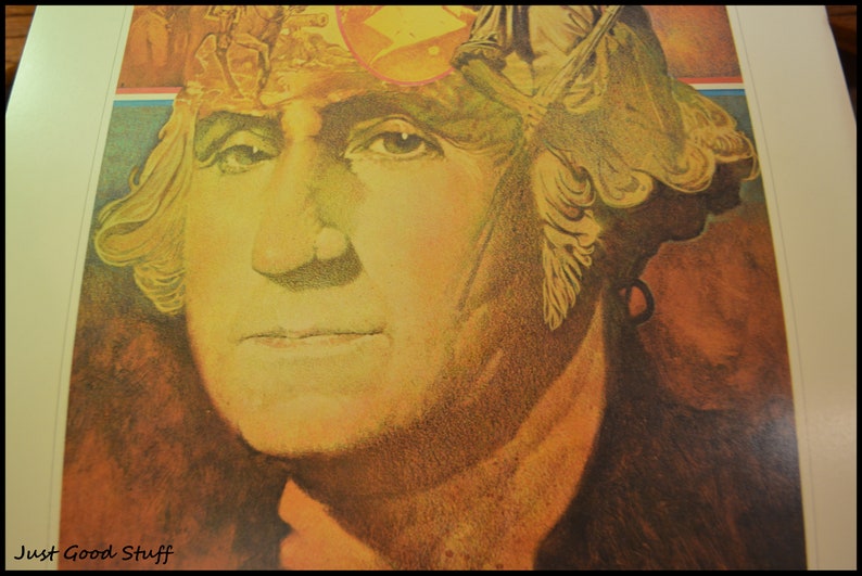 George Washington Print Colonel George Washington the National Guard ...