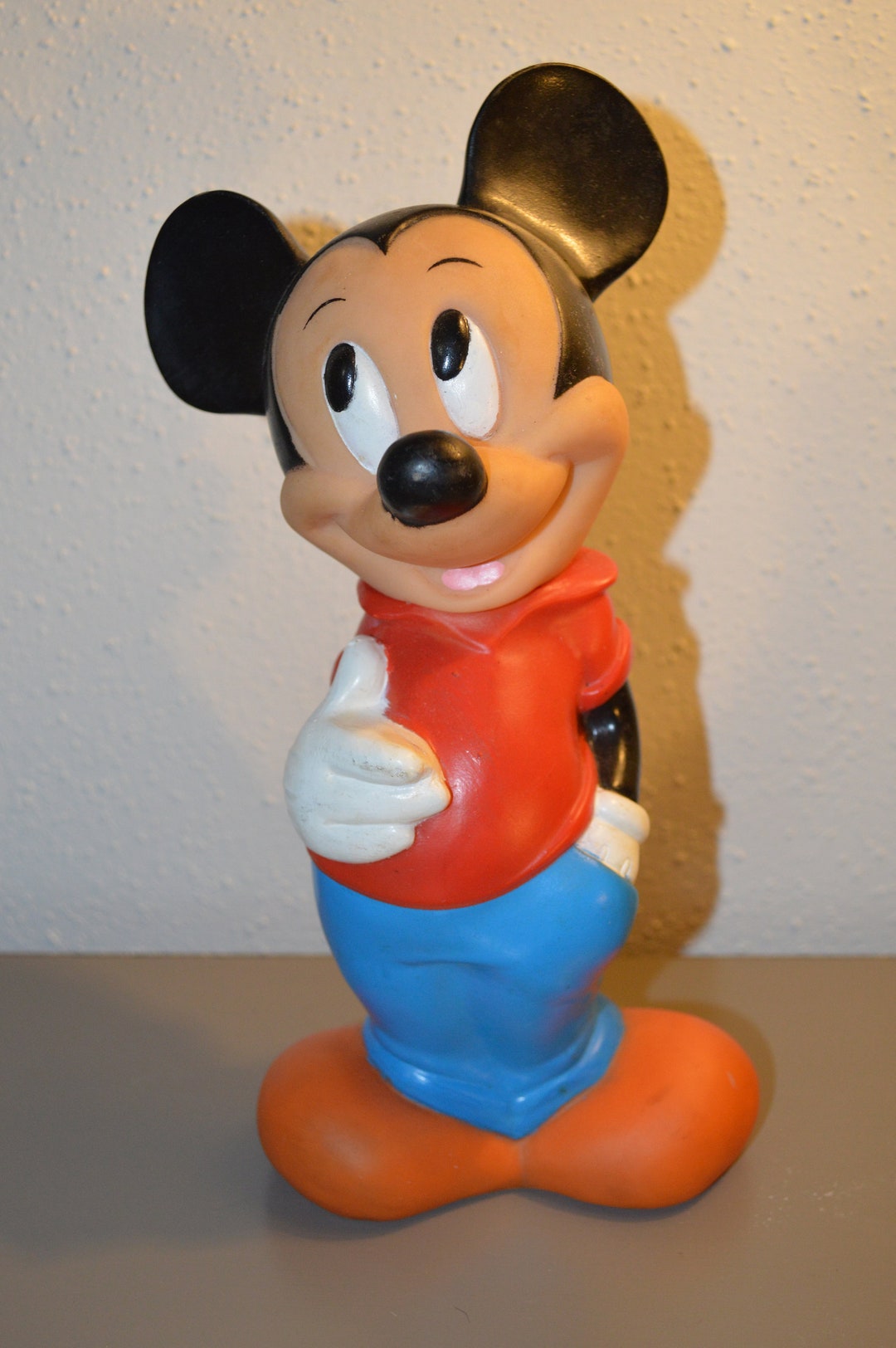 Mickey Mouse Bank Vintage Disney Mickey Mouse Plastic Bank. Bank is 11 ...