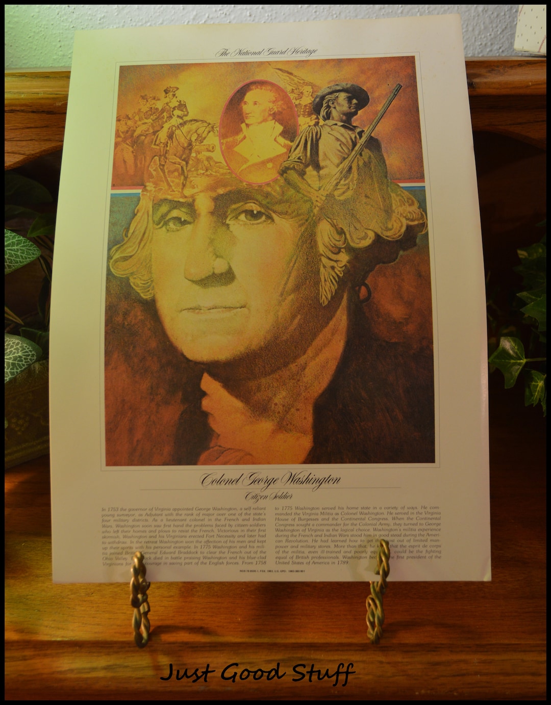 George Washington Print ~ Colonel George Washington ~ the National ...