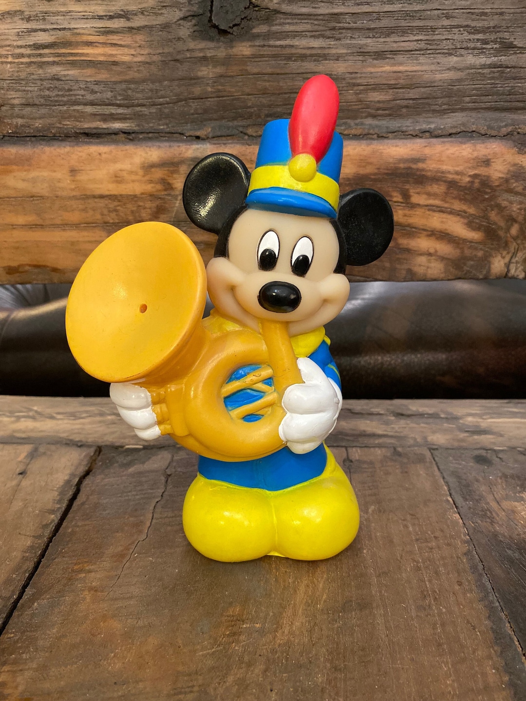 Mickey Mouse Arco Vintage Toy With a Tuba Instrument - Etsy
