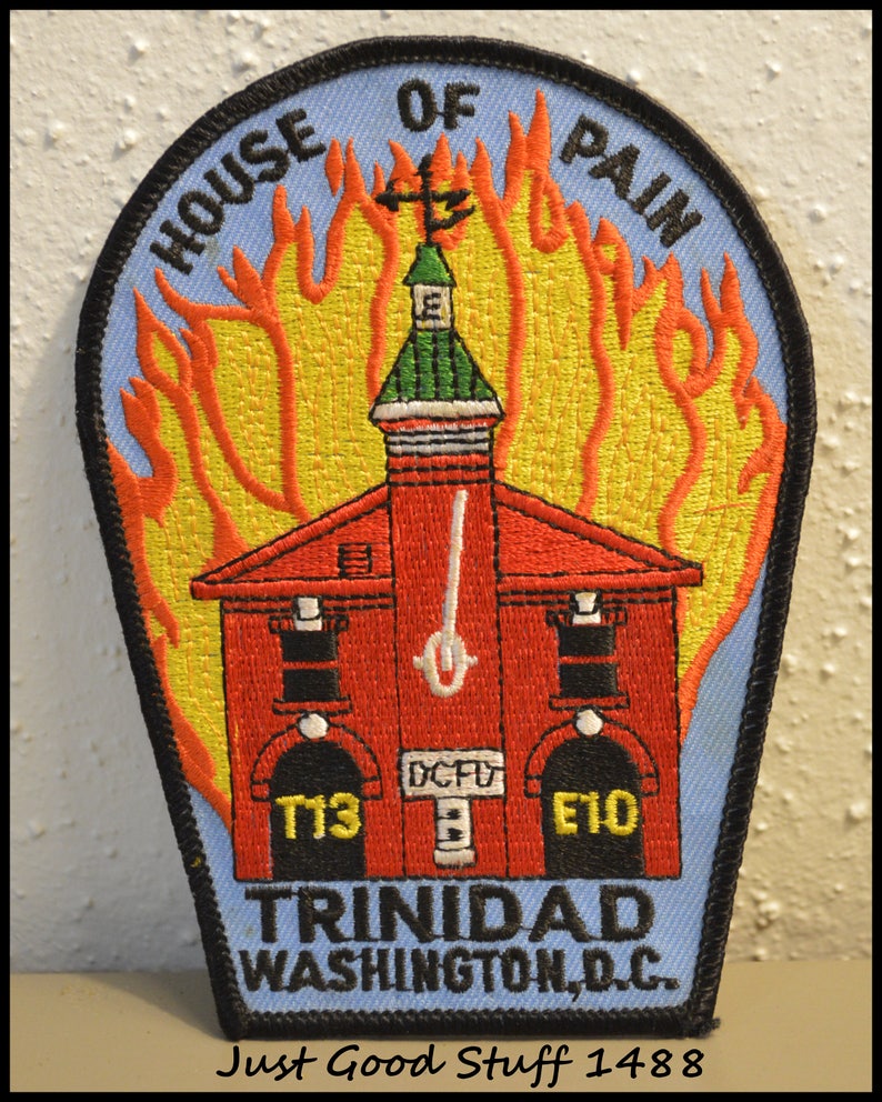 A Fireman's, Patch ~ Jacket Patch or Shirt Patch, House of Pain ...