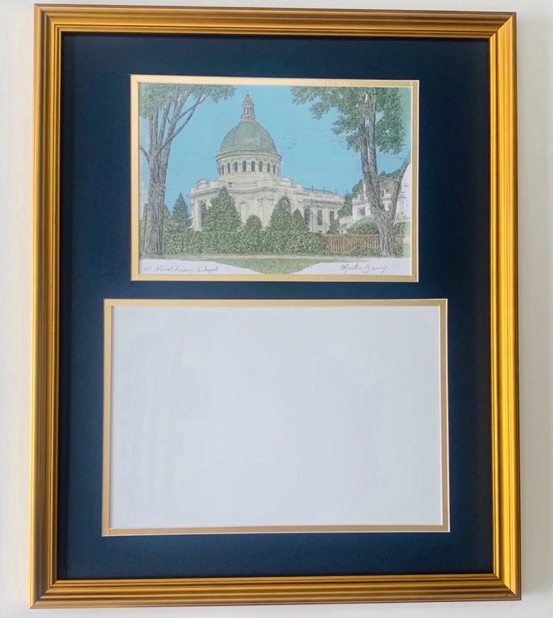 US Naval Academy Chapel Side View - Etsy