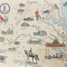 Virginia Map , by Artist Martin Barry - Etsy