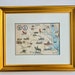 Virginia Map , by Artist Martin Barry - Etsy