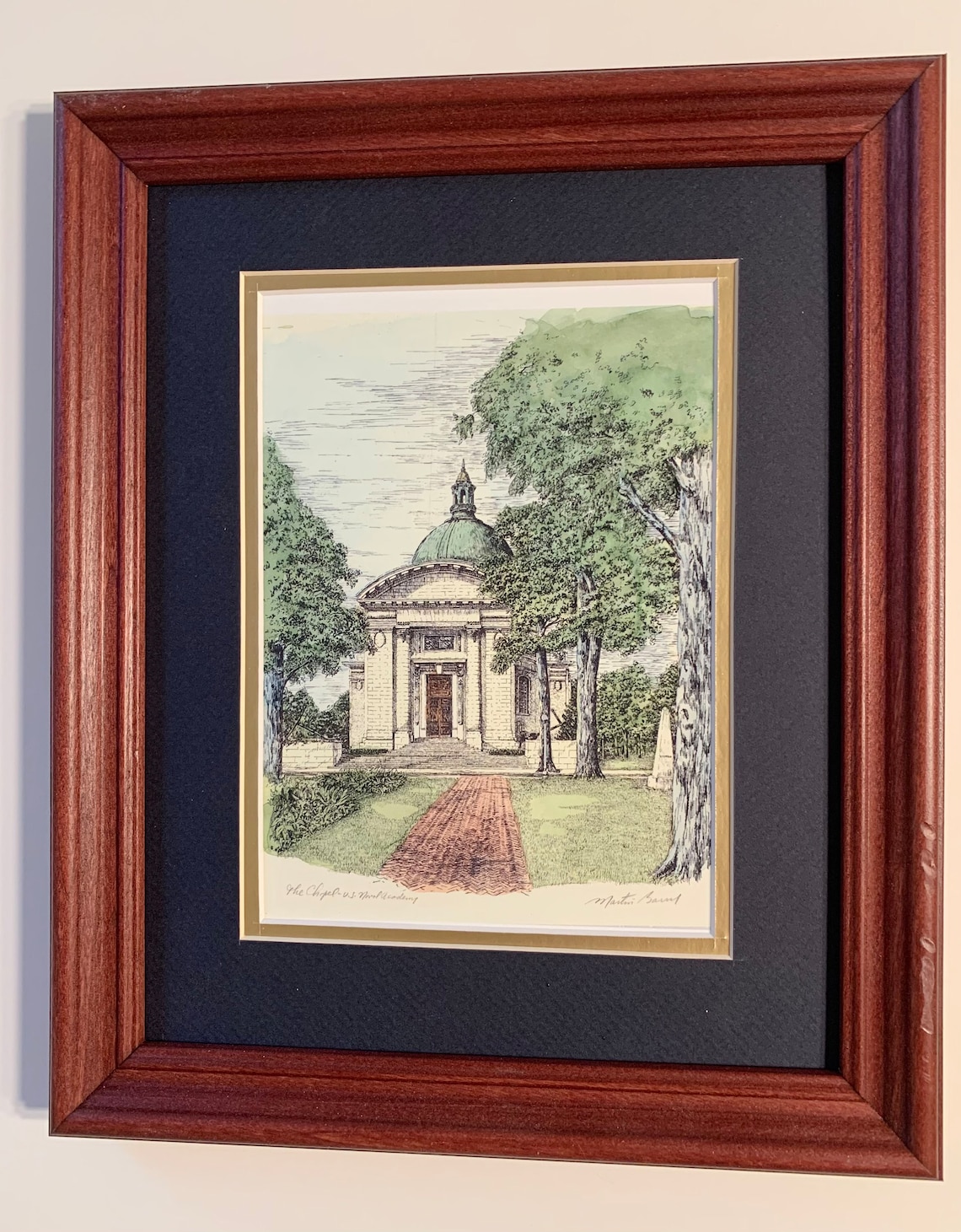 US Naval Academy Chapel Side View - Etsy